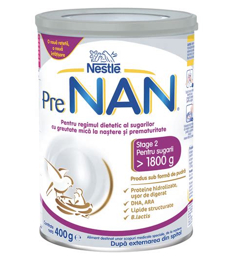 Nan Pre адаптирано мляко за новородени 400г