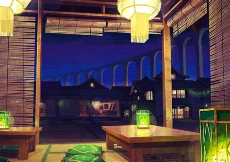 Ba Sing Se At Night By Rinska Rthelastairbender