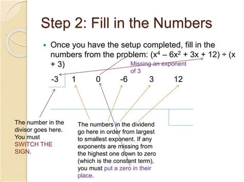 Synthetic Division PPT