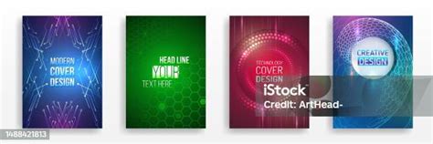 비즈니스 프레젠테이션을 위한 과학 표지 디자인 하이테크 브로셔 전단지 템플릿입니다 추상적인 육각형 미래 지향적인 디자인 개념 기술 배경 디자인 소책자 전단지 연례 보고서