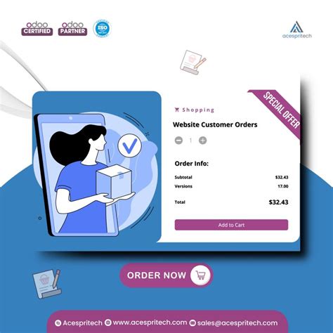 Acespritech Solutions Pvt Ltd On Linkedin Asplwebsitecustomerorders Odoo Apps Store