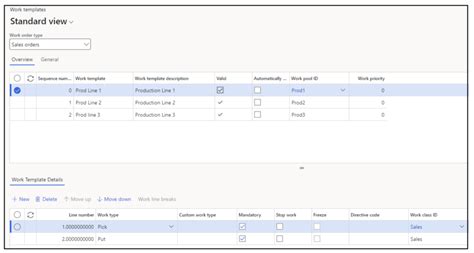 Filter Warehouse Work By Production Line With Work Pool In D365