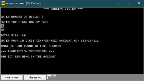 Github Devrezaur Banking System Assembly Console Based Banking