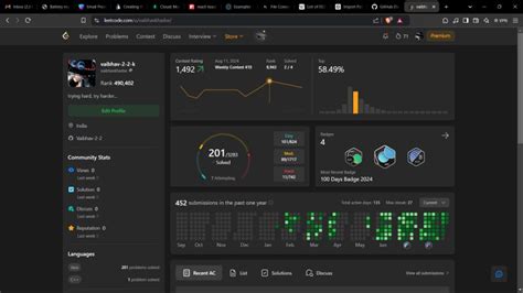 Vaibhav Khadse On Linkedin Leetcode Codingmilestone Algorithms Problemsolving Datastructures