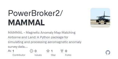 Github Powerbroker2mammal Mammal Magnetic Anomaly Map Matching