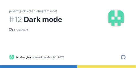 Dark Mode · Issue 12 · Jensmtg Obsidian Diagrams Net · Github