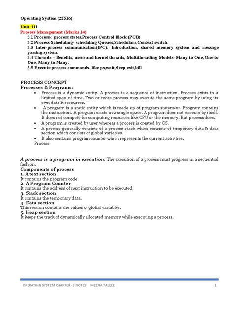 Osy Chapter 3 Pdf Thread Computing Process Computing
