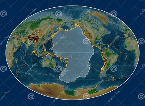 Pacific Tectonic Plate Physical Fahey Oblique Earthquakes And Stock