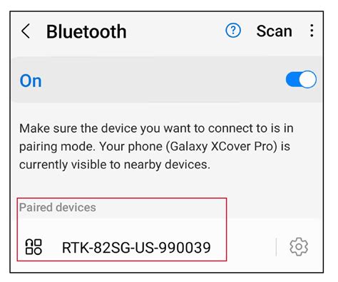 Pairing Bluetooth Modules For Android™ Radiodetection Support