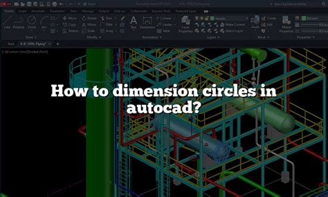 How To Dimension Circles In Autocad Caddikt
