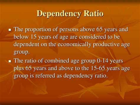 Ppt Dependency Ratio Powerpoint Presentation Free Download Id 3954836