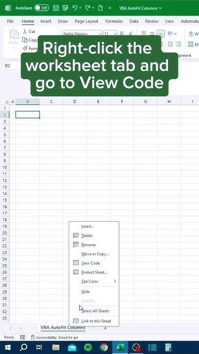 Excel Tricks Vba Autofit Coloums Excel Trending Exceltech Youtube