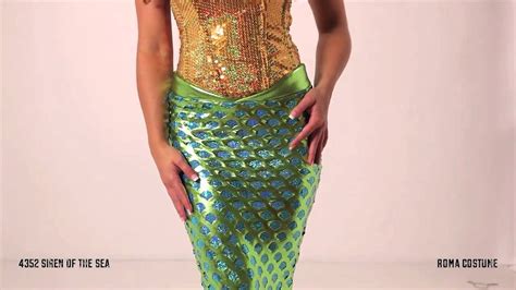 Sexy Sea Mermaid Costume Youtube