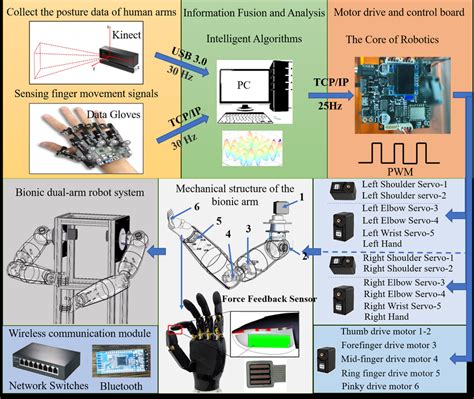 bionic dual arm robot system the acquisition terminal consists of an