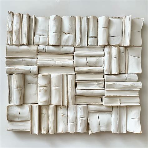 3d Clay Books Arranged Horizontally Premium Ai Generated Image