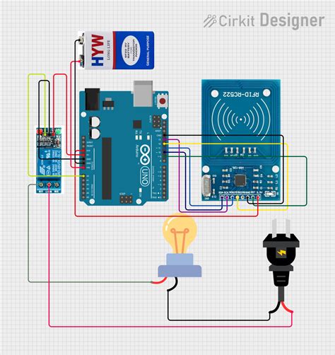 Arduino Uno Rfid Activated Ac Light Control How To Guide And Editable