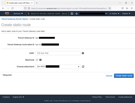 Building An Ha Cluster Using Aws Transit Gateway Accessing Aws Virtual Ip Resources From