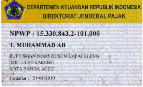 Cara Biaya Dan Syarat Membuat Npwp Terlengkap Terbaru 2019