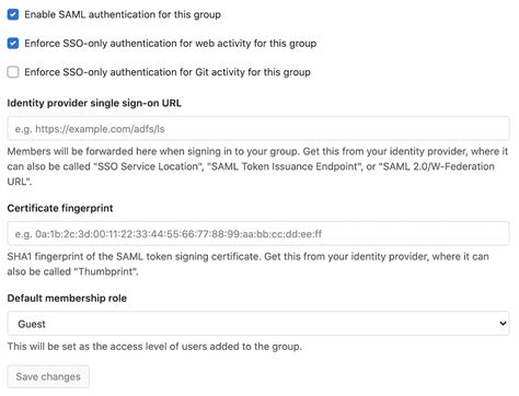 Saml Sso For Groups Gitlab