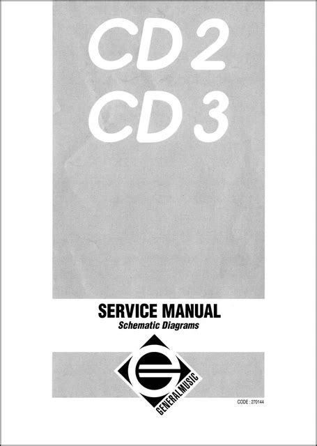 Gem Cd2 Cd3 Service Manual Schematic Diagram Schaltplan Schema Pdf File Eur 8 00 Picclick It
