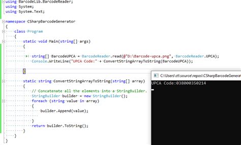 Barcode Generator In C And How To Read Barcode Qa With Experts