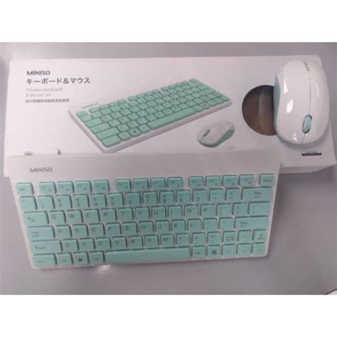 Jual Wireles Keyboard And Mouse Set Miniso Shopee Indonesia