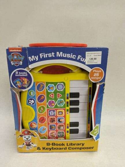 Paw Patrol 8 Book Library Keyboard Composer New Sealed Rio Grande