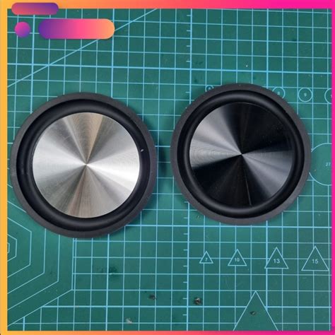 90mm Rubber Ribbed Resonant Speaker Diaphragm Iron Surface Resonance Increase Speaker Bass