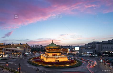 中国陕西西安明代钟楼日落 站酷海洛 正版图片 视频 字体 音乐素材交易平台 站酷旗下品牌