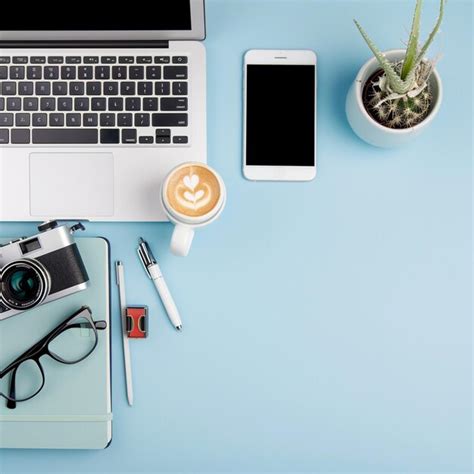 Laptop Workspace Premium Ai Generated Image