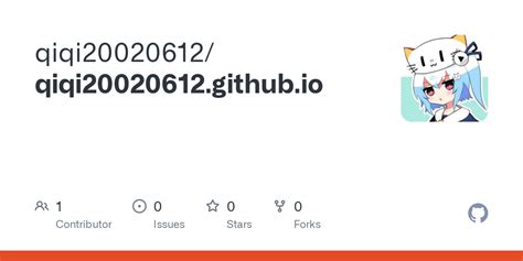 Github Qiqi Qiqi Github Io