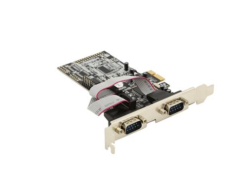 StarTech Com 4 Port Native PCI Express RS232 Serial Adapter Card With 16550 UART Model PEX4S553