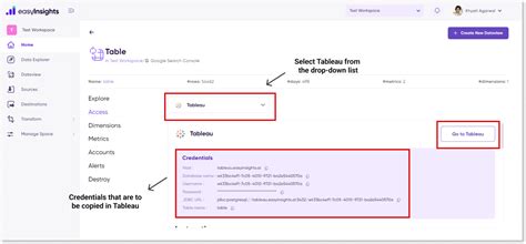 Creating Ga Dashboards On Tableau Easyinsights