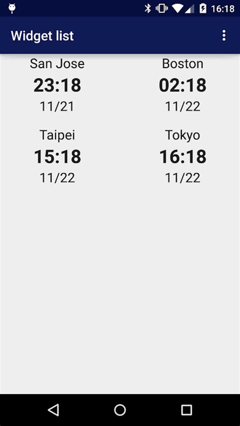 Simple World Clock Widget APK For Android Download