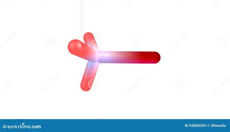 Bromomethane Molecule Structural Chemical Formula Ball And Stick Model Isolated Image Methyl