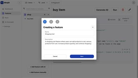Ai Feature Generation Blinqio Documentation