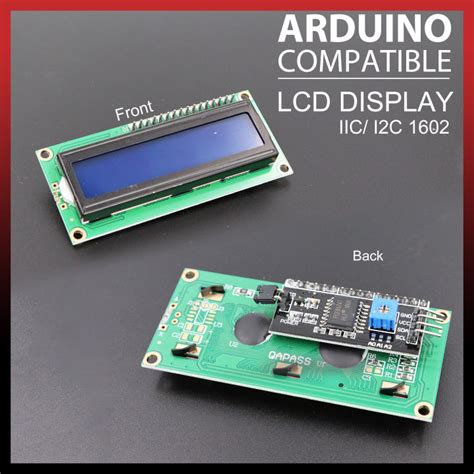 Arduino Serial Iic I2c Lcd 1602 16x2 Liquid Crystal Display Module Lcd1602 Ready Stock Lazada