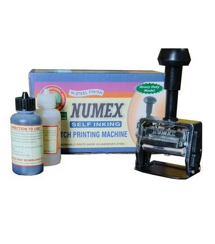 Numex Mild Steel Batch Printing Machine At ₹ 3000 In Pondicherry Id 2853051287097