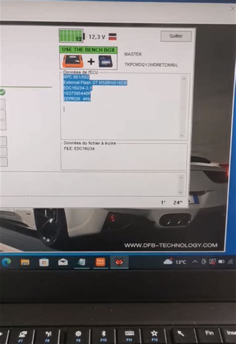 FoxFlash ECU Tool Read Full VW EDC16U34 On Bench FoxFlash ECU Tool Tech Support