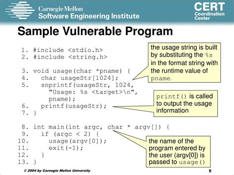 Ppt Formatted Output Secure Coding In C And C Robert C Seacord