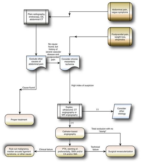 Chronic Mesenteric Ischemia Radiology Key