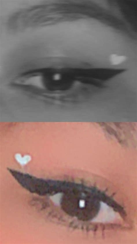 Delineado Blanco Y Negro En 2022 Maquillaje Delineador Blanco Delineados Deliniados De Ojos
