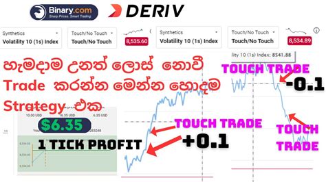 Strategytouch No Touch Strategy Binarybinary Options Trading100 Winning Strategy