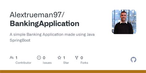 Github Alextrueman97bankingapplication A Simple Banking Application
