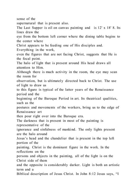 Formal Analysis Of An Artwork The Formal Analysis Paper Uses DOCX Drawing And Sketching