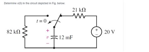 Solved Determine V 0 In The Circuit Depicted In Fig Chegg Com