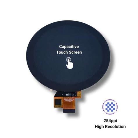 4 0 Inch TFT Round LCD MIPI 720x720 W Capacitive Touch HDMI Option