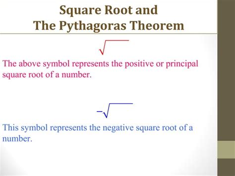 Pythagoras And Square Root New Week5 PPT Free Download