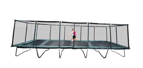 Galactic Xtreme 10x30 Ft Outdoor Rectangle Trampoline With Net Enclosure 750lbs Heavy Weight