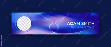 Modern Technology Futuristic LinkedIn Cover Or Banner Design Of Liquid Mesh Vibrant And Soft